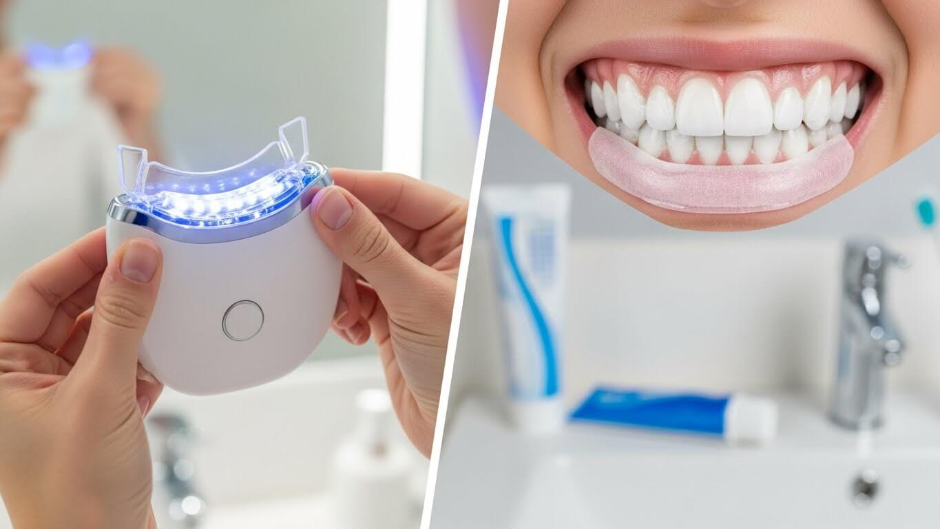 Whitening Strips vs. Teeth Whitening Devices - Gadget Wellness